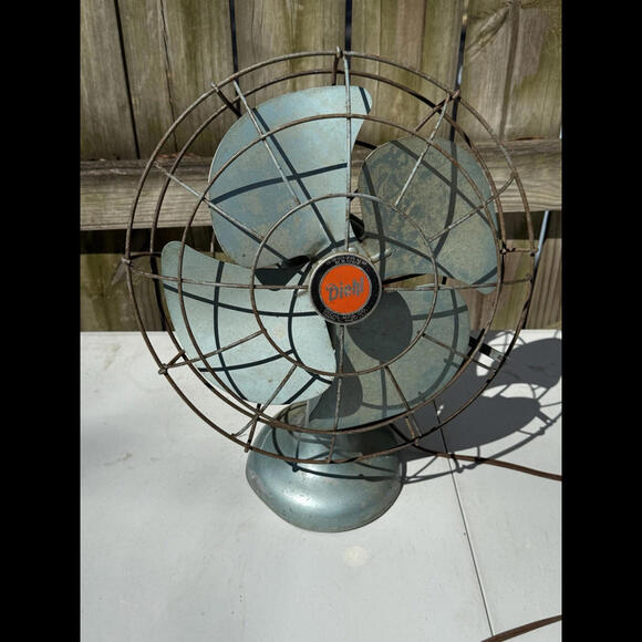 Other | Diehl Oscillating Tilt Head 4 Blade Desk Table Fan Model G12 ...